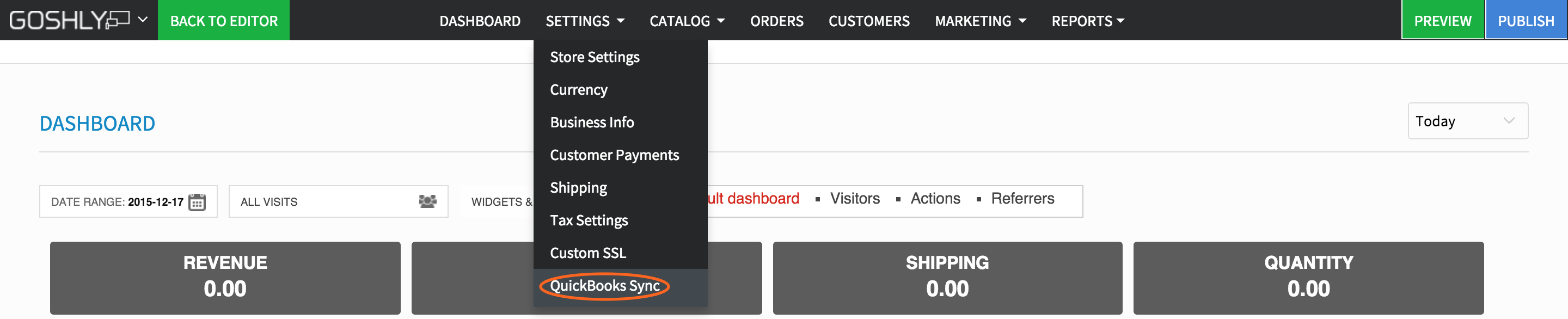 QuickBooks Sync – Goshly